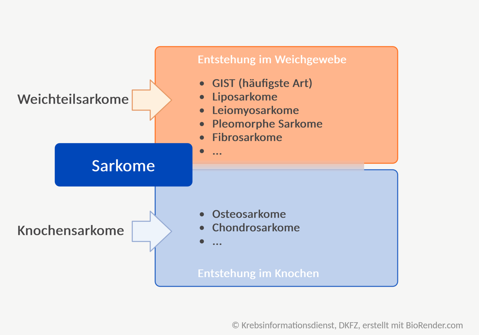 Weichteilsarkome: Prognose, Einteilung, Häufigkeit | DKFZ ...